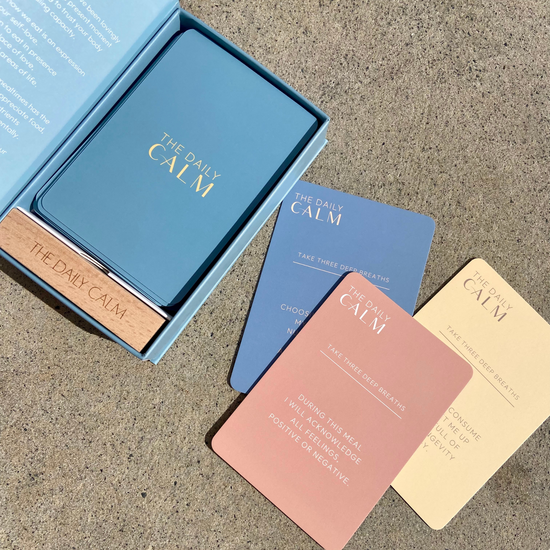 The Daily Calm Mindful Eating Intentions