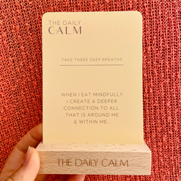 Mindful Eating Intentions - Affirmation Cards – The Daily Calm